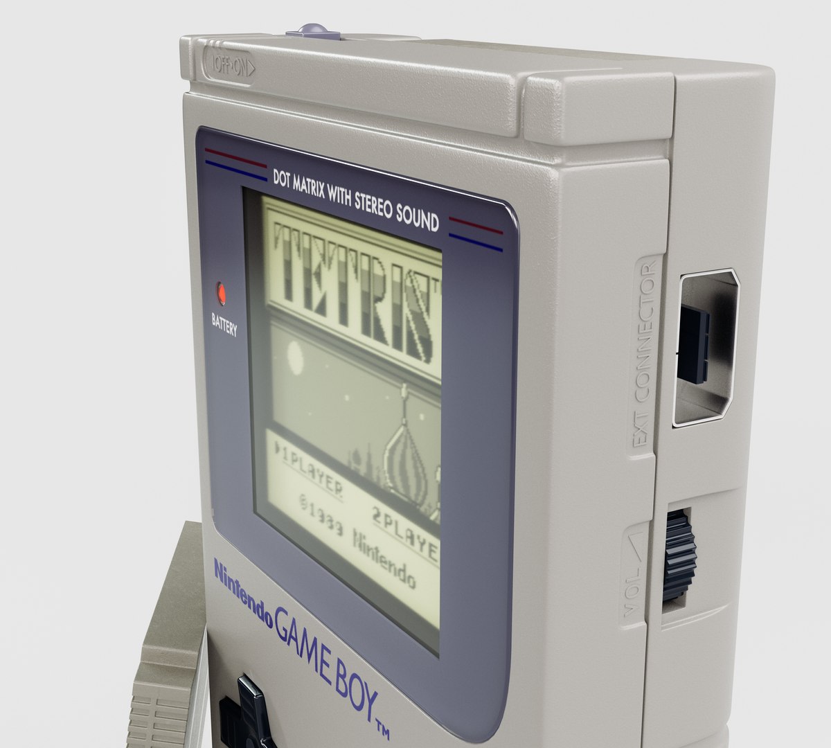 Nintendo Gameboy 3D - TurboSquid 2186722