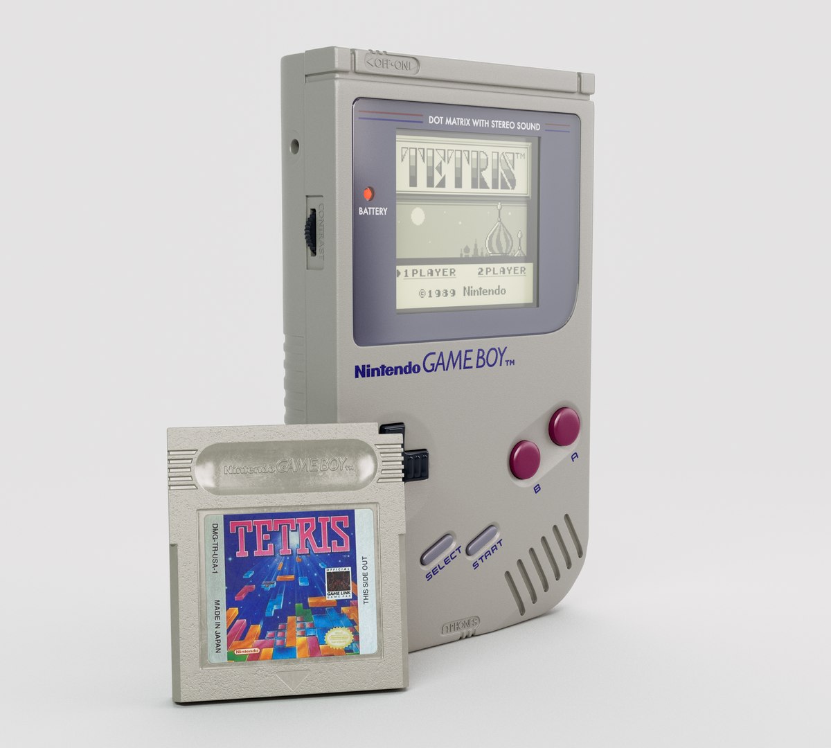Nintendo Gameboy 3D - TurboSquid 2186722