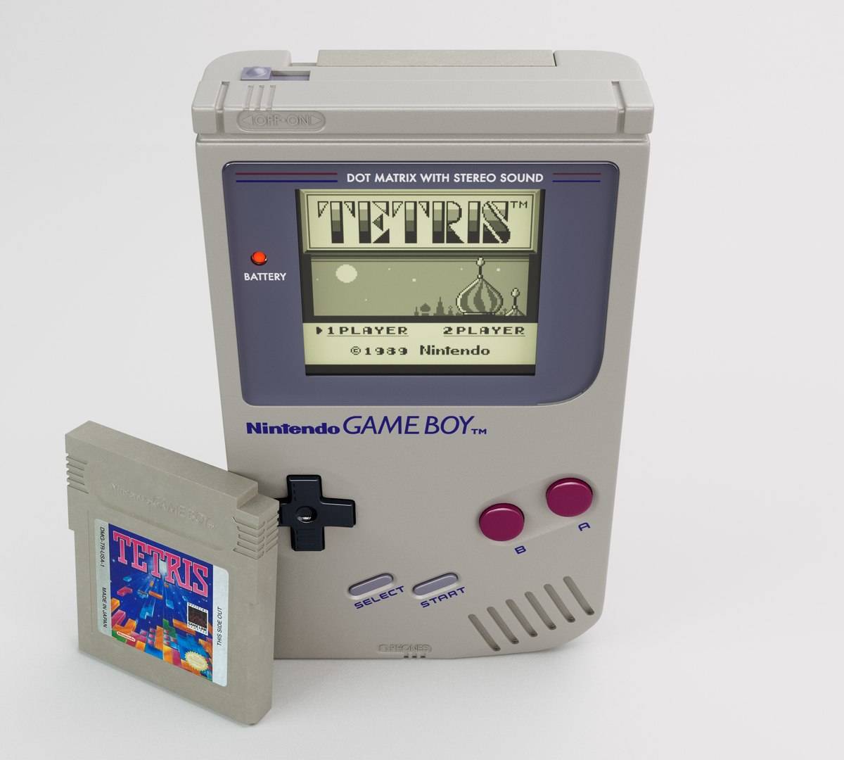 Nintendo Gameboy 3D - TurboSquid 2186722