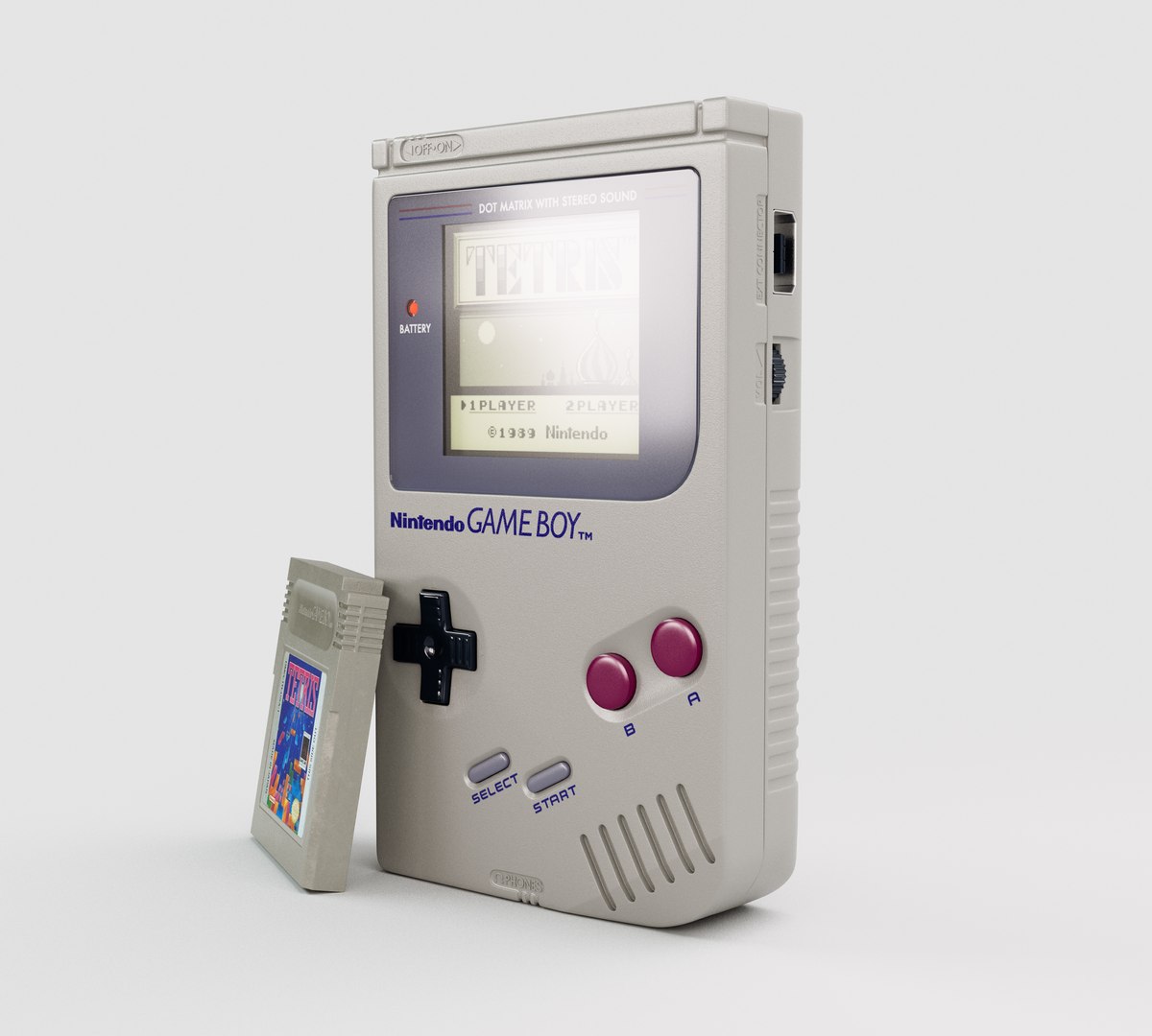 Nintendo Gameboy 3D - TurboSquid 2186722