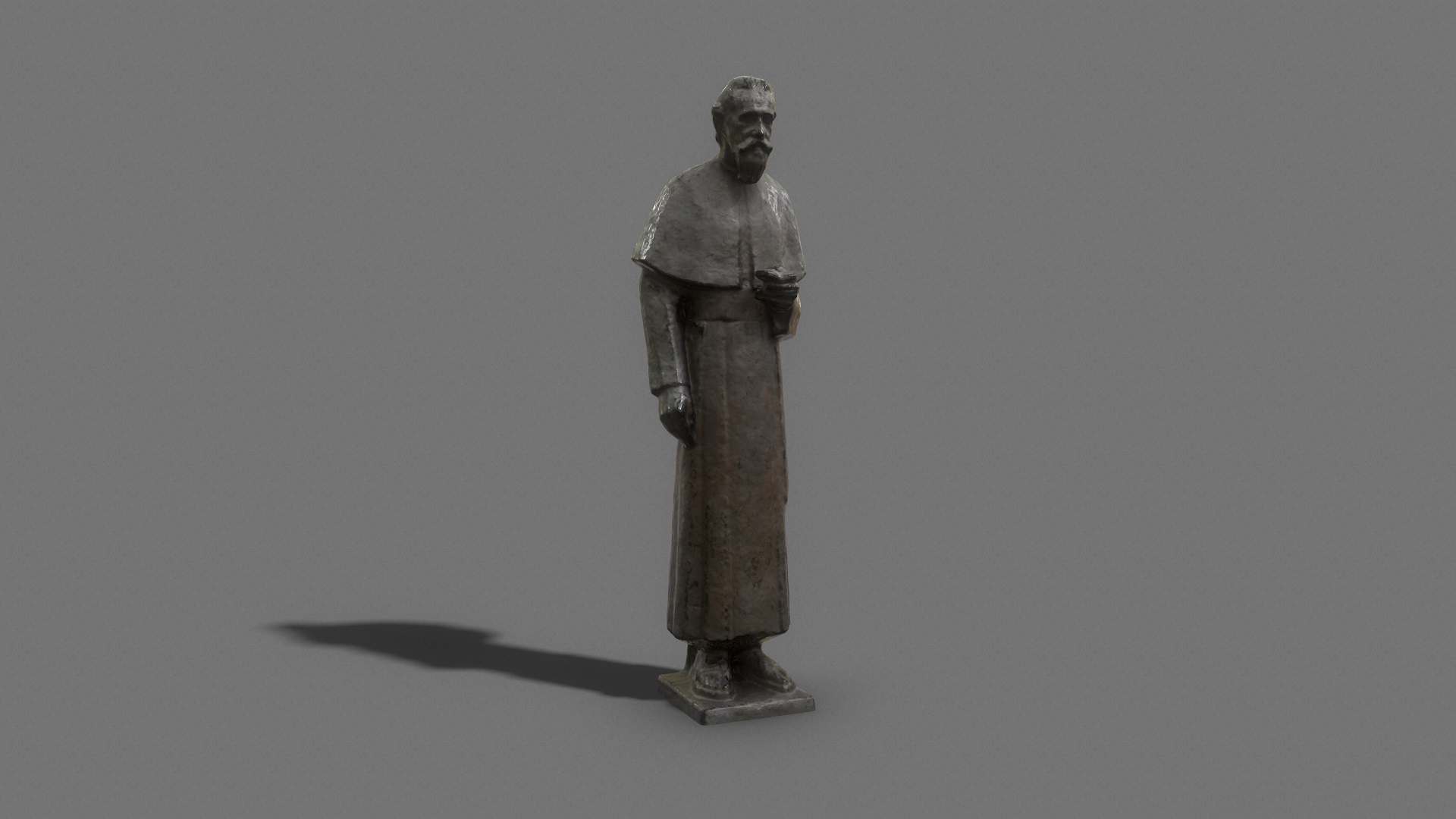 Priest Statue 3D Model - TurboSquid 1426531