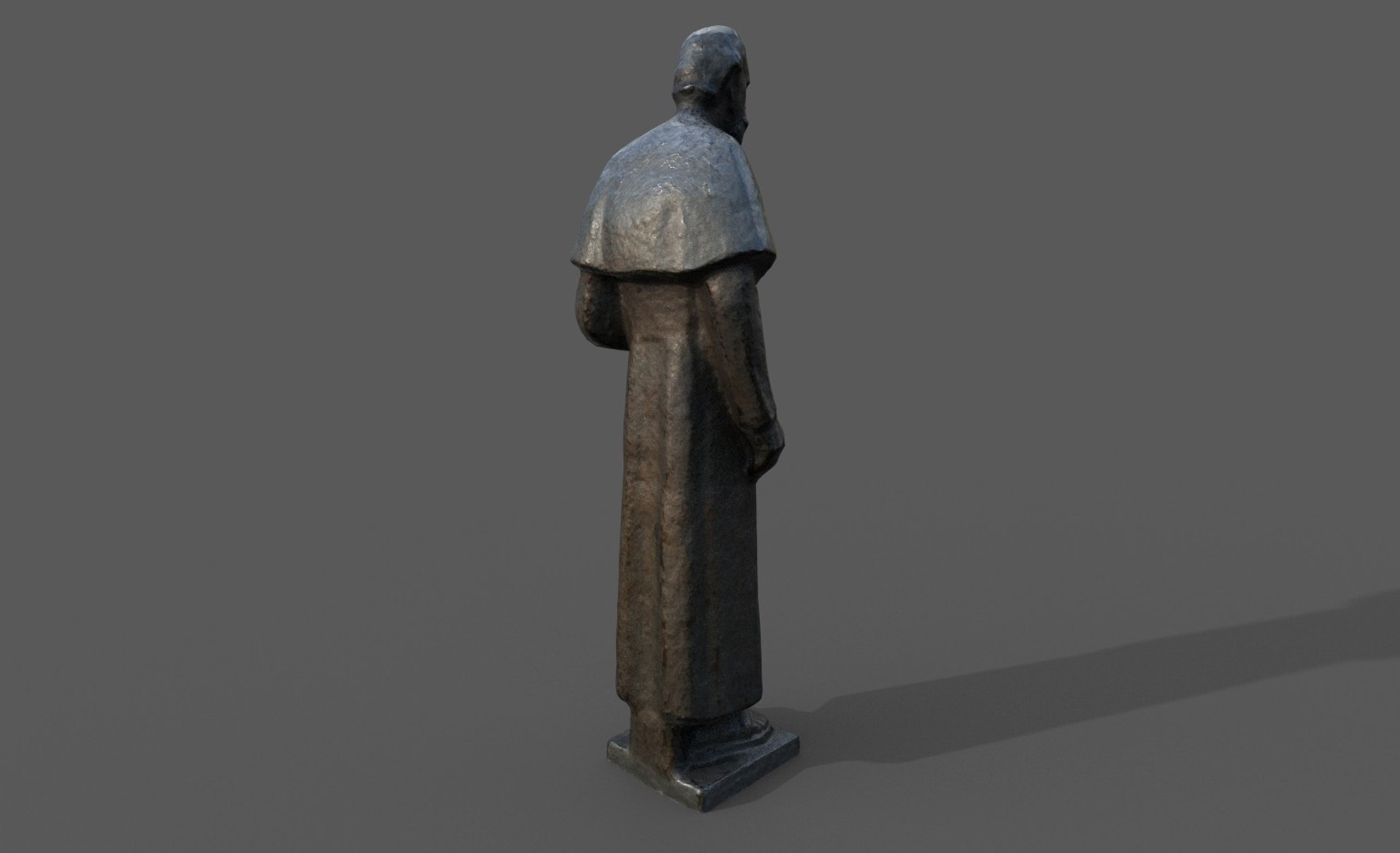 Priest Statue 3D Model - TurboSquid 1426531