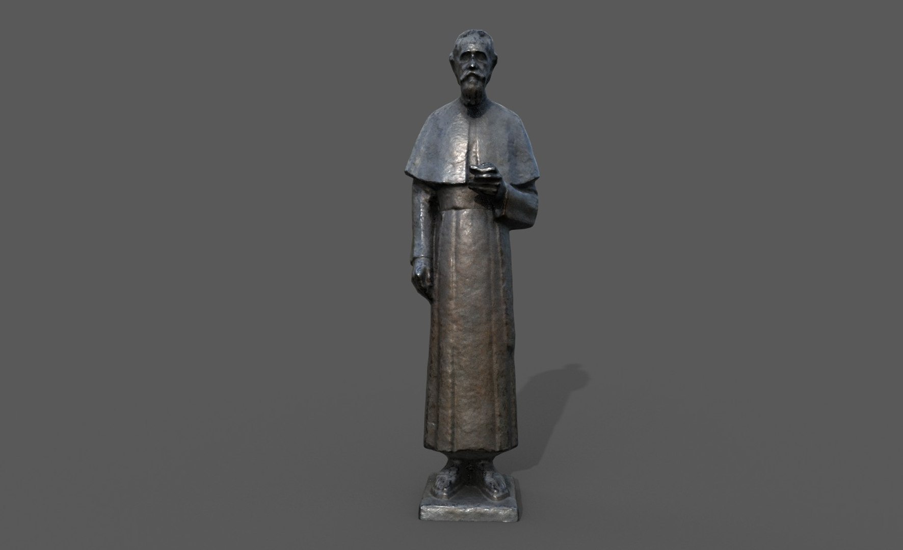 Priest Statue 3D Model - TurboSquid 1426531