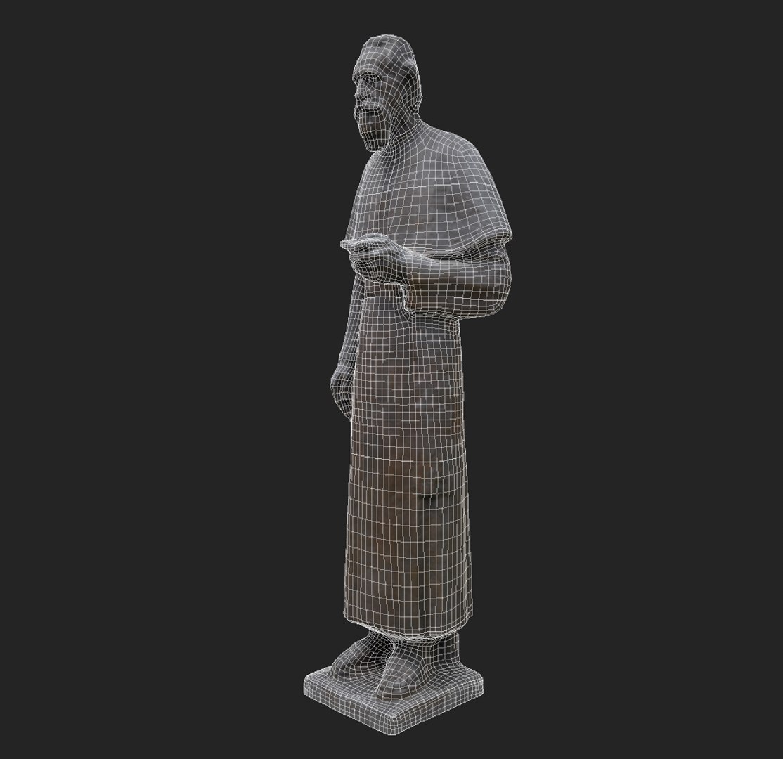 Priest Statue 3D Model - TurboSquid 1426531