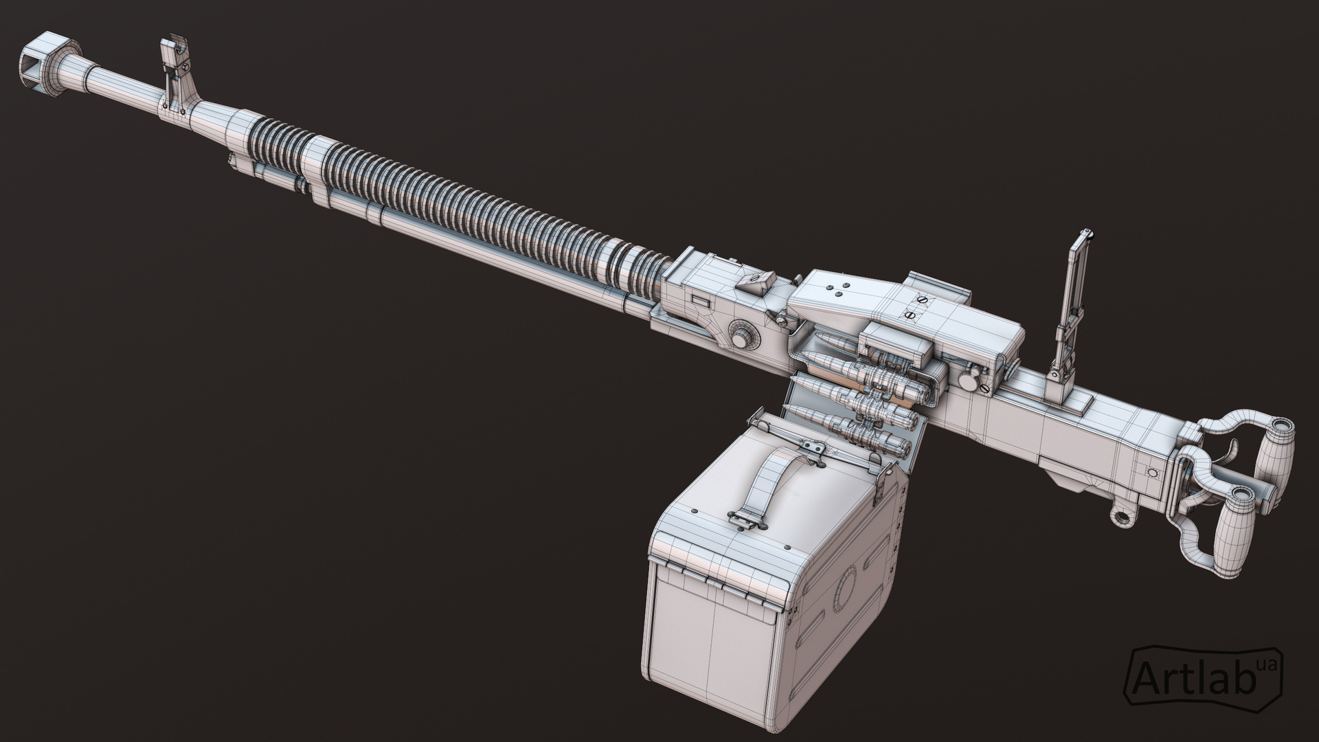 3D DSHK model - TurboSquid 1938013