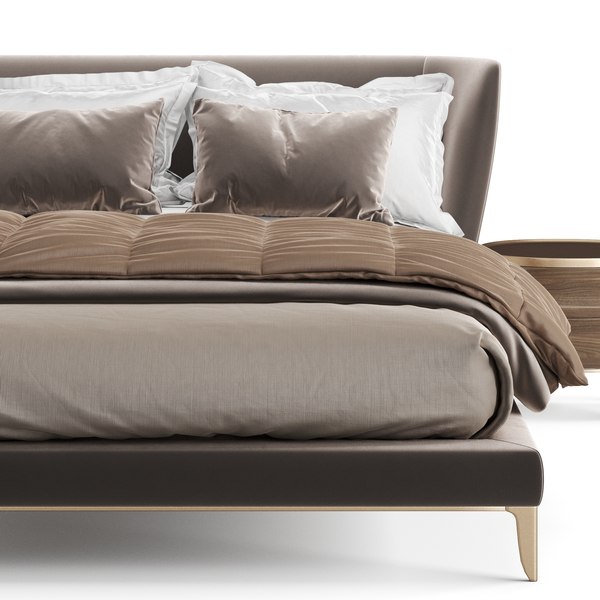 3D Poliform Gentleman Bed model - TurboSquid 1738317