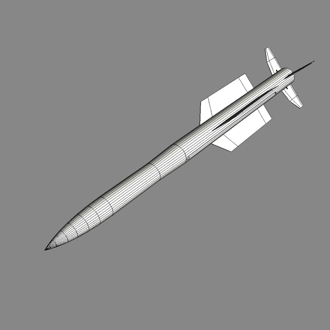 3d Model Ra Missile