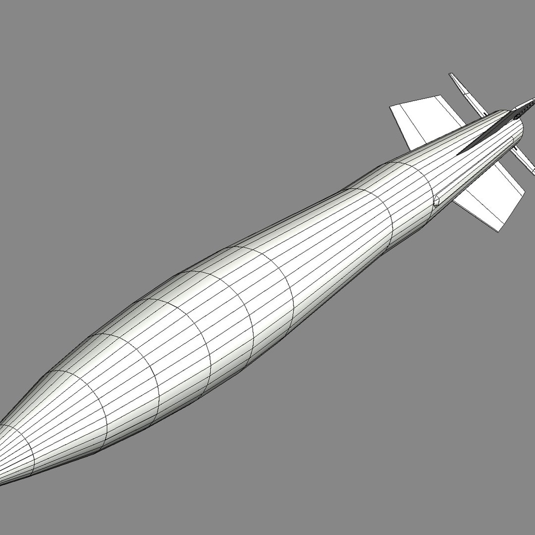 3d Model Ra Missile