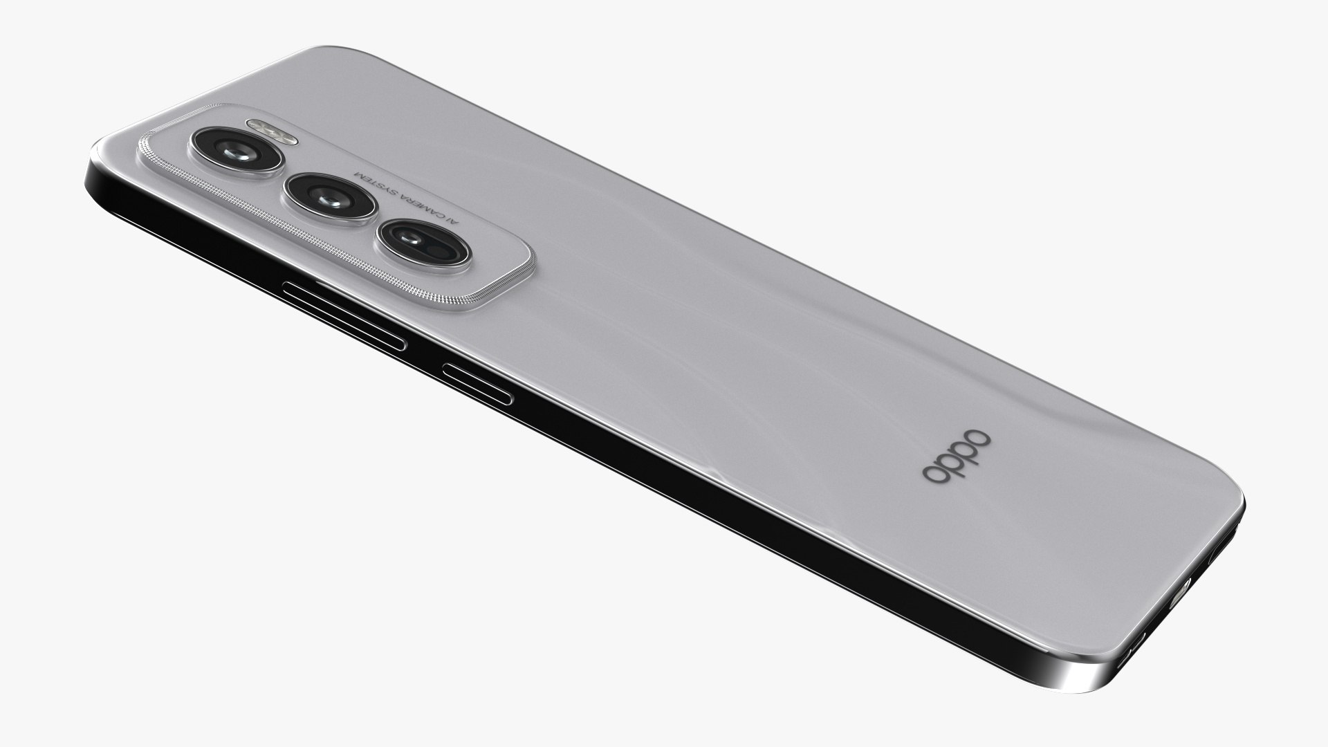 OPPO Reno 12 Black Millenium Silver 3D Model - TurboSquid 2231334