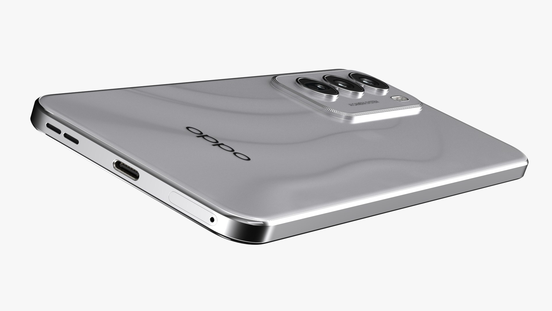 OPPO Reno 12 Black Millenium Silver 3D Model - TurboSquid 2231334