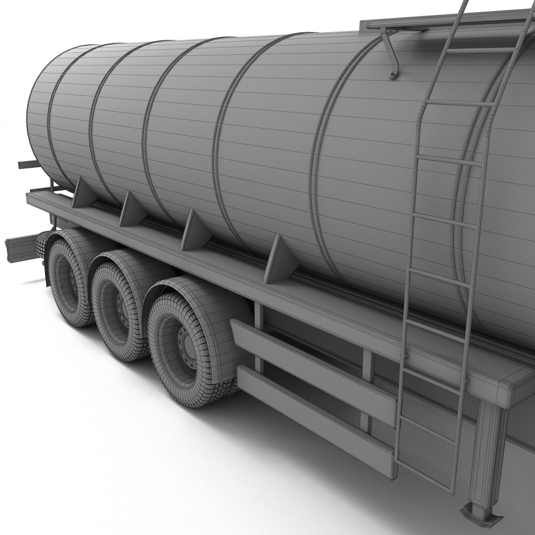 3D Tanker Truck Model - TurboSquid 1594051