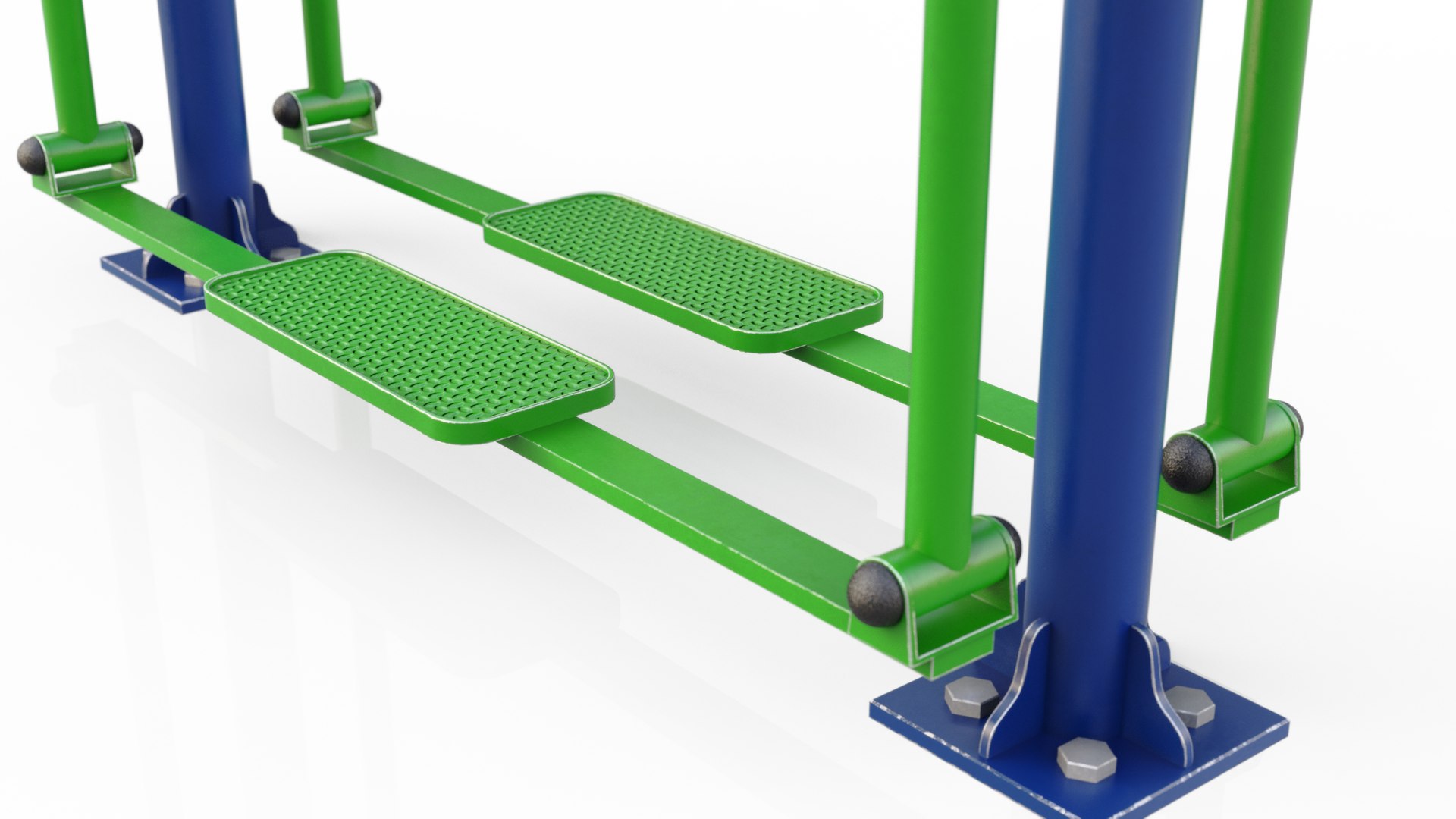 Outdoor Gym Set Model - TurboSquid 2124562