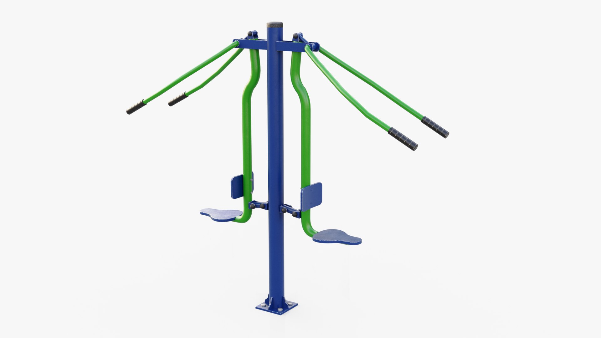 Outdoor Gym Set Model - TurboSquid 2124562