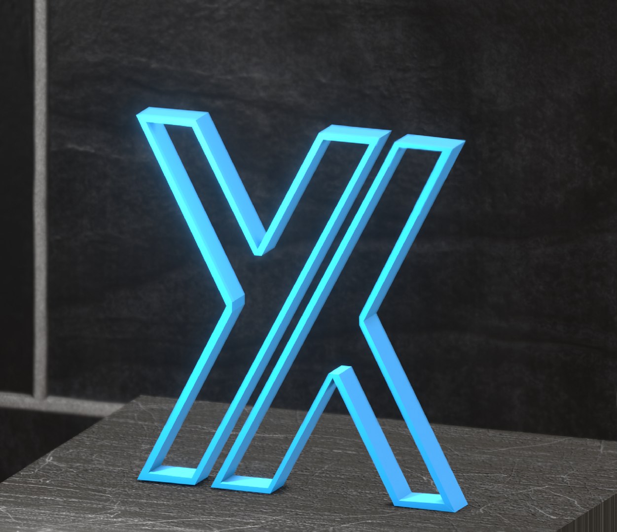 Stylized Abstract X 3D Model - TurboSquid 1638421