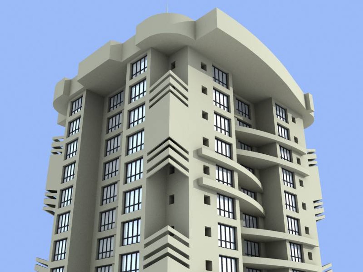 3d Mumbai Skyscraper Building Model