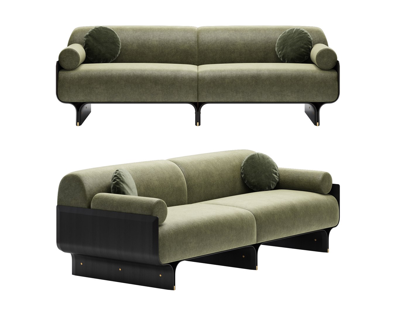Gallotti And Radice Stami Sofa Small 3D - TurboSquid 2247880