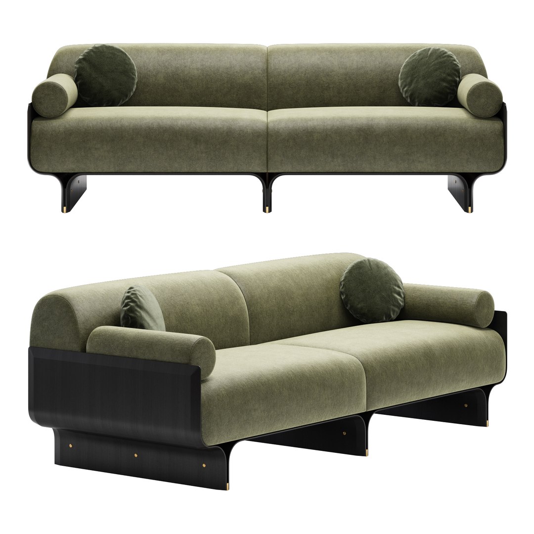 Gallotti And Radice Stami Sofa Small 3D - TurboSquid 2247880