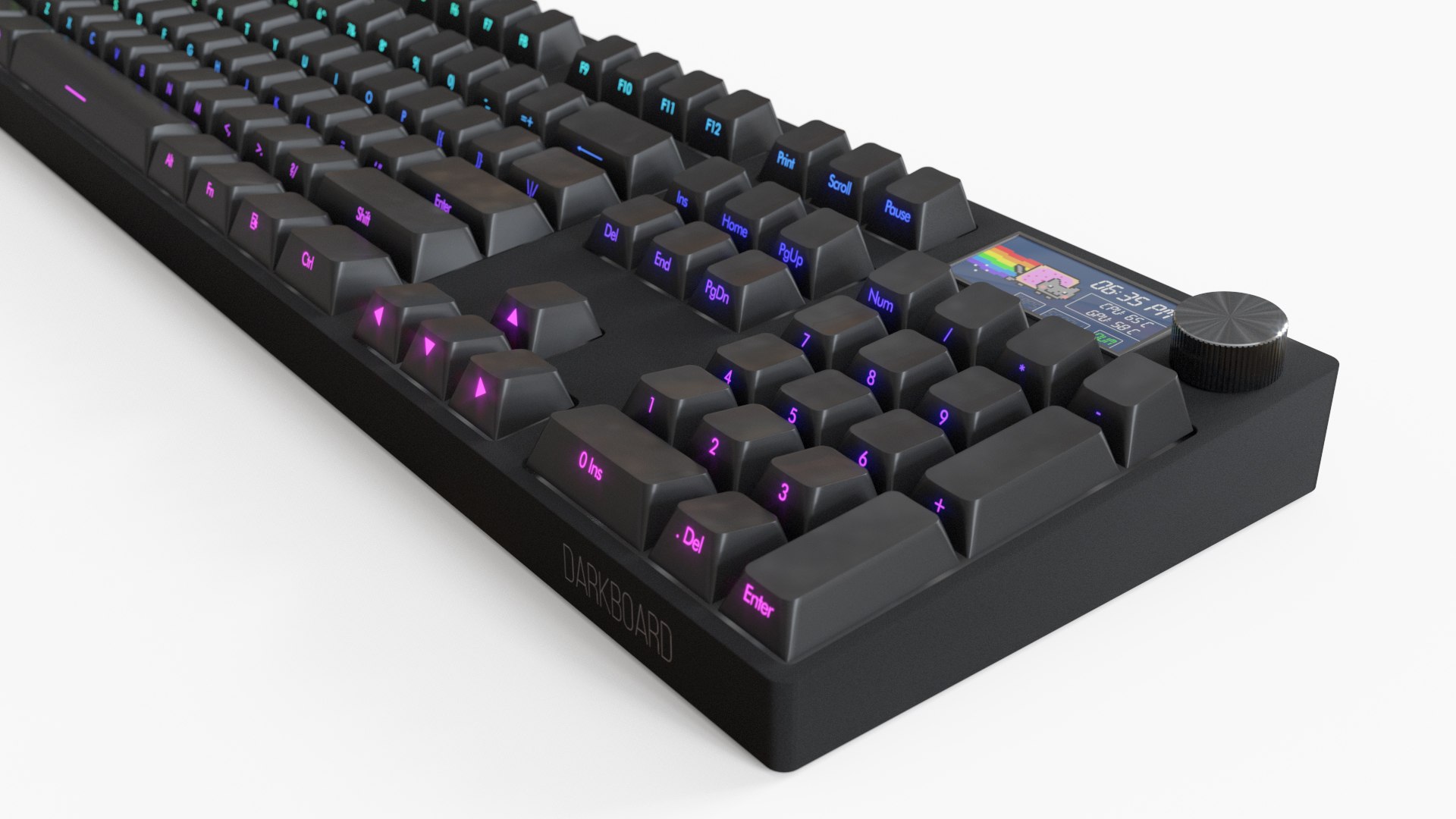 3D Mechanical Keyboard With RGB Light - TurboSquid 2182718