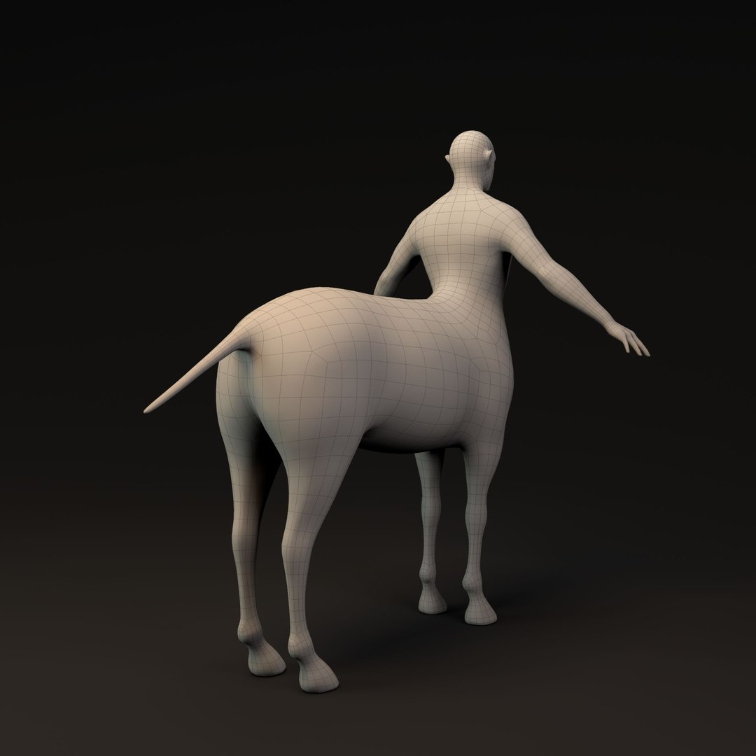 Free Centaur Male Lo Poly Base Mesh 3D - TurboSquid 2432813