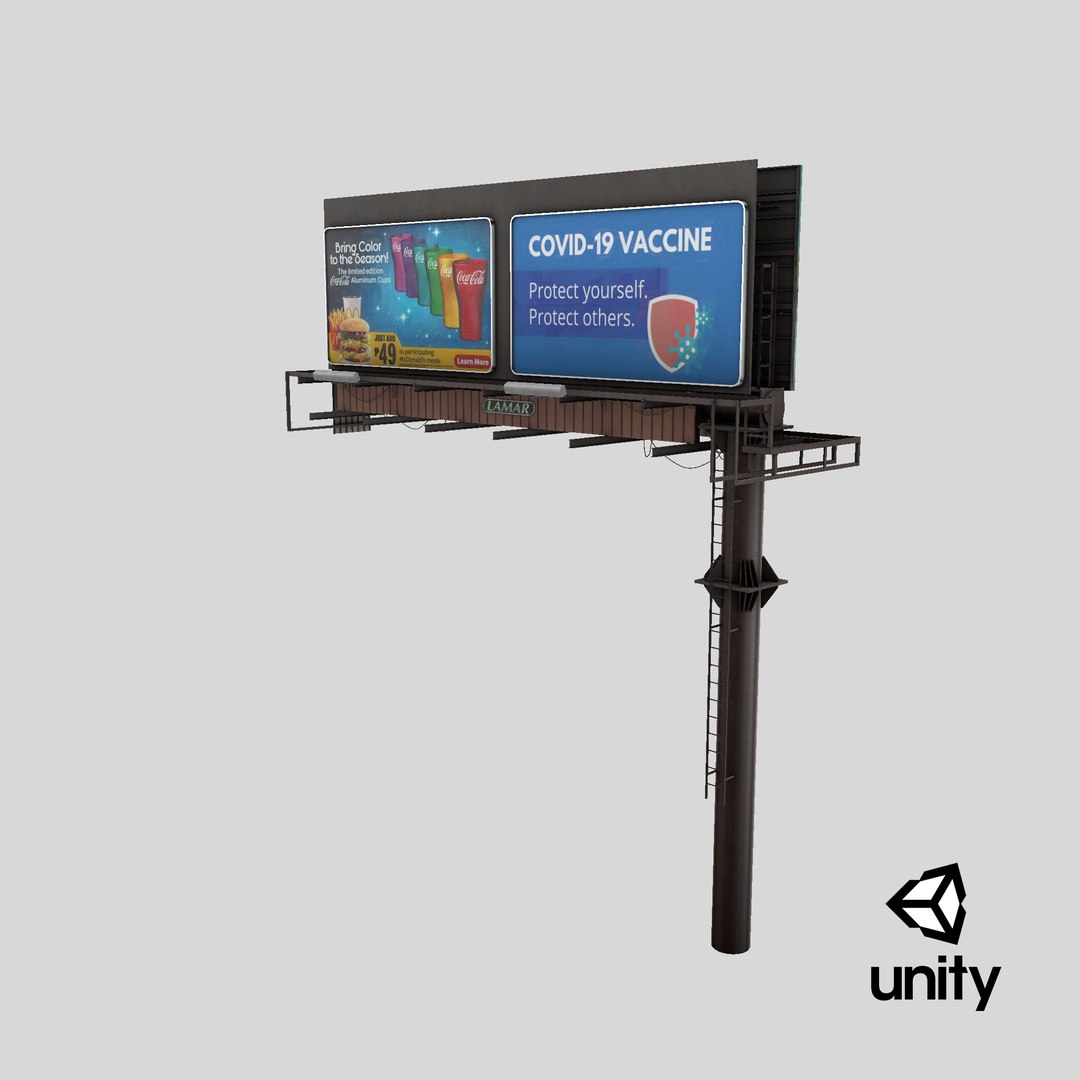 Billboard - 3 3D model - TurboSquid 1816771