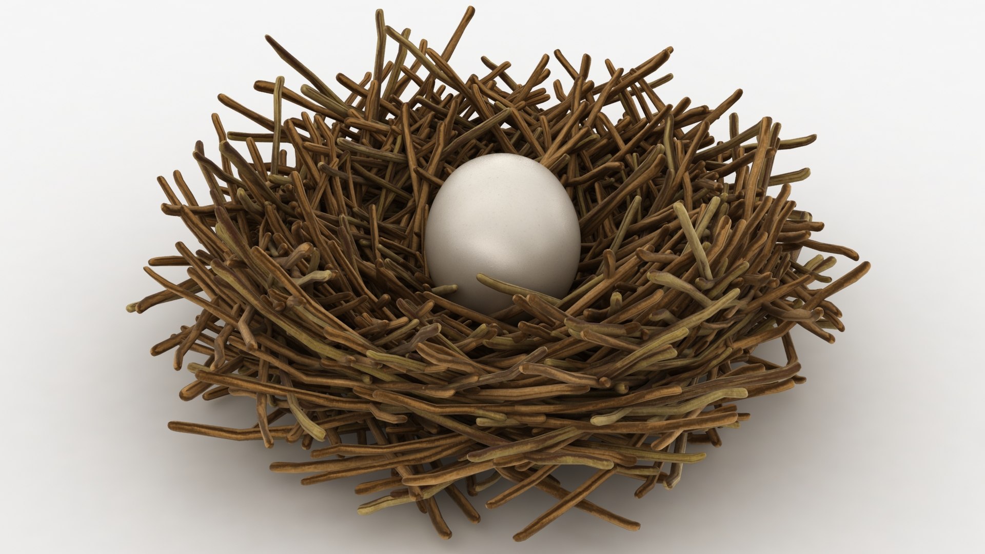 Realistic Bird Nest 01 3D Model - TurboSquid 1561160