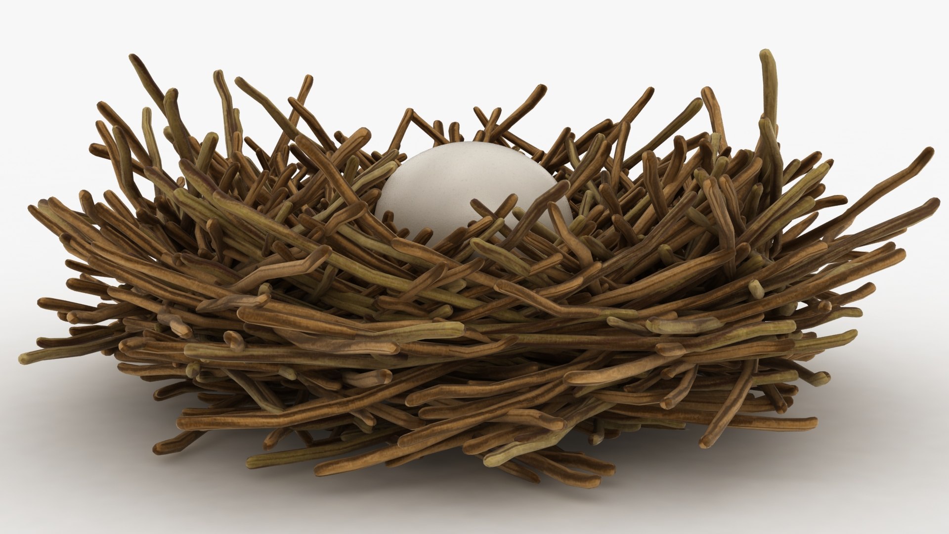 Realistic Bird Nest 01 3D Model - TurboSquid 1561160