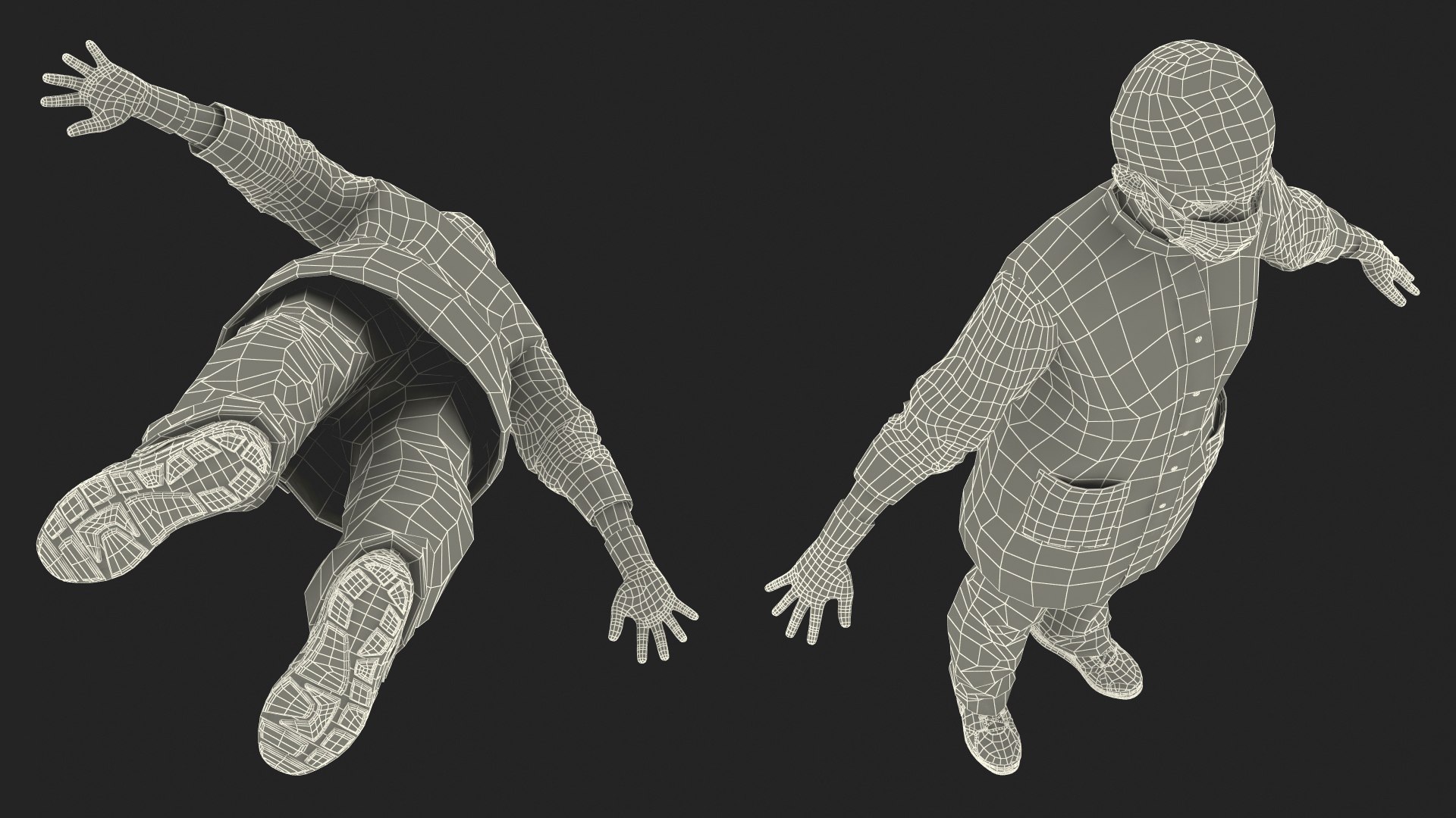 3D Female Surgeon In Uniform Blood Stained Fur - TurboSquid 2190321