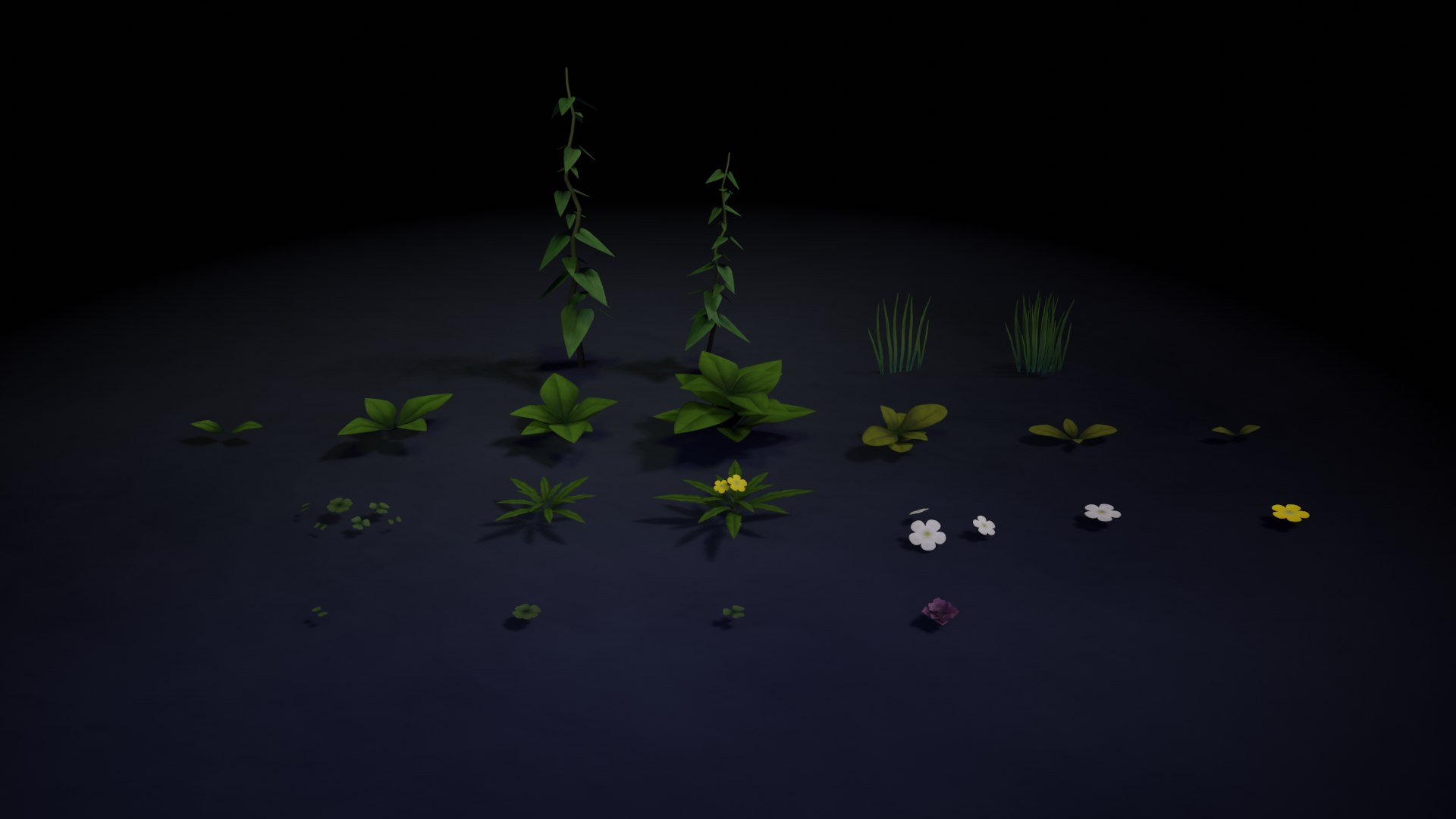 Low Poly Plants 3D Model - TurboSquid 2065136