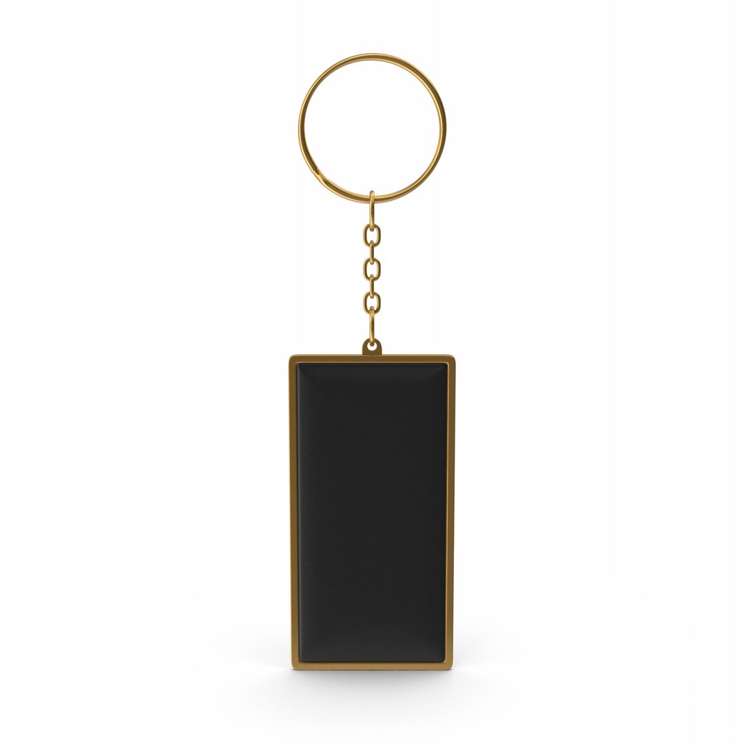 Gold Keychain Flag 3D - TurboSquid 2181863