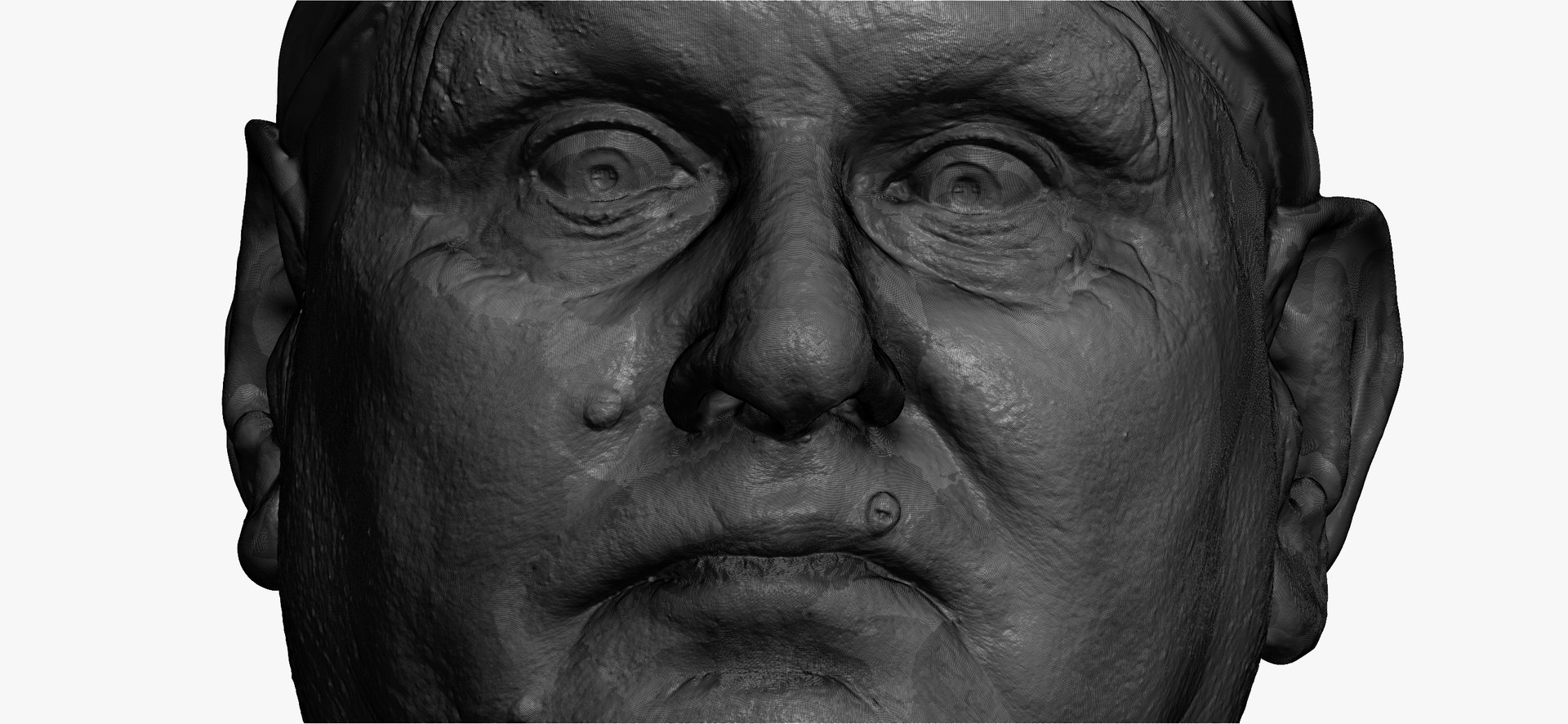 3D Homer Human Head Eyes Crossed AU66 RAW Scan - TurboSquid 1737821