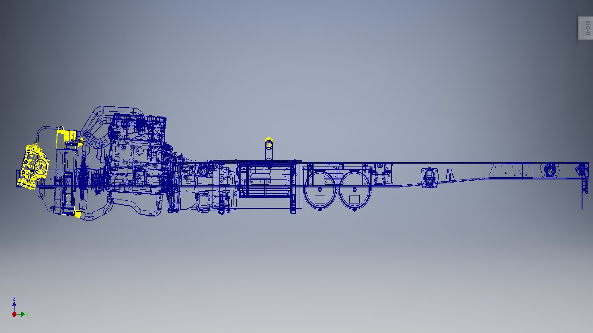 Tractor Truck 4 X 4 Chassis Assembly 3D Model - TurboSquid 2194568