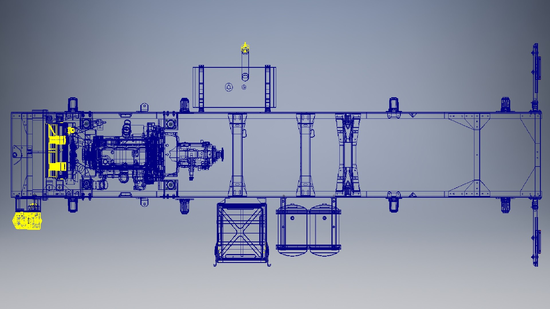 Tractor Truck 4 X 4 Chassis Assembly 3D Model - TurboSquid 2194568