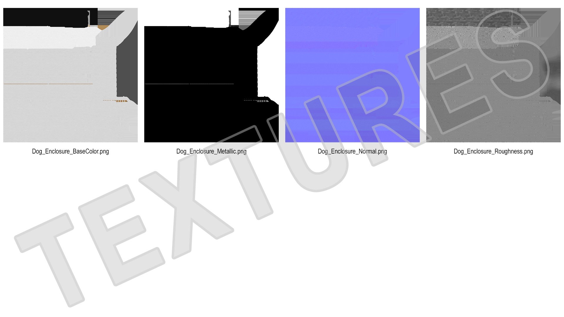 3D Dog Kennel With Roof White - TurboSquid 2320846