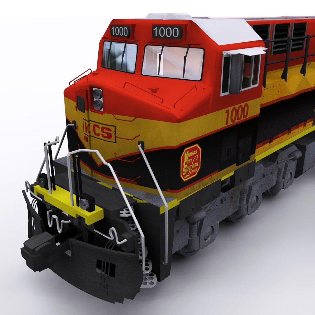 Kcs Ge Locomotive 3D Model - TurboSquid 1510371