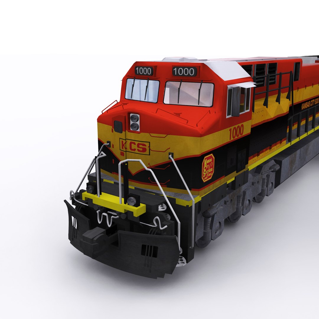 Kcs Ge Locomotive 3D Model - TurboSquid 1510371