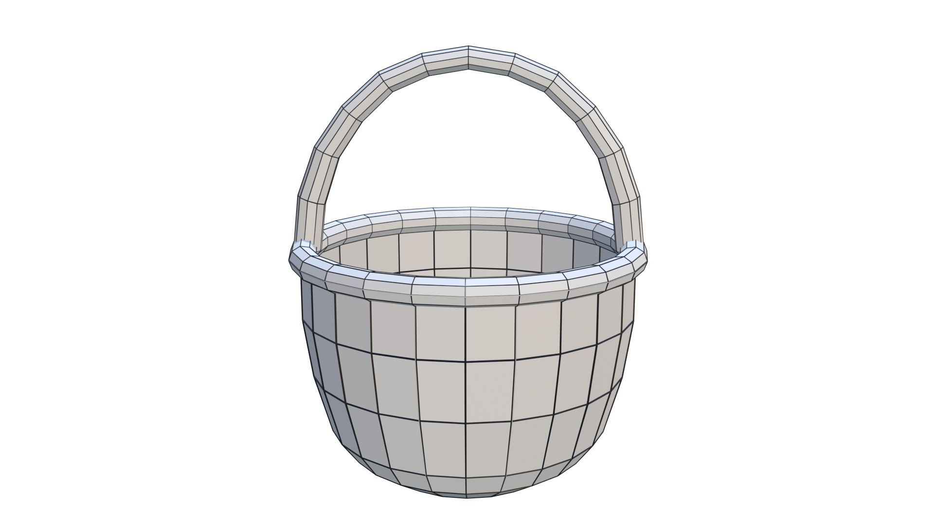 3D Low Poly Picnic Basket 3D Model Model - TurboSquid 2301033