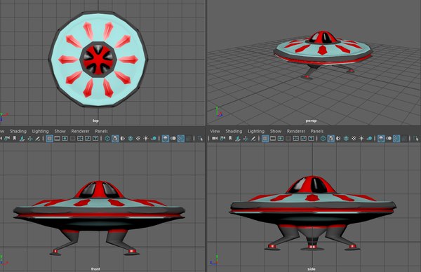 modelo 3d OVNI simple - TurboSquid 1074358