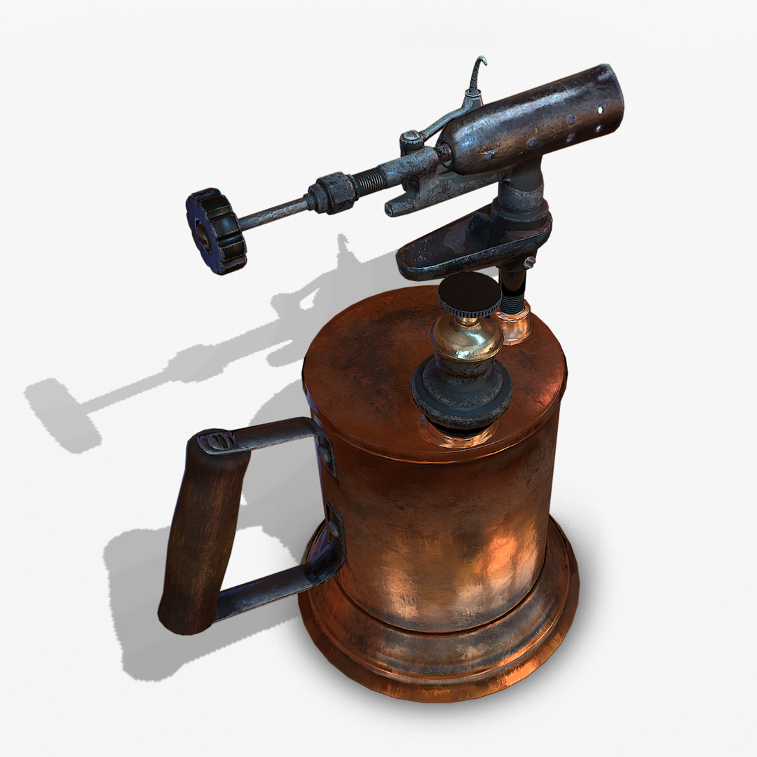 3d gasoline blowtorch model