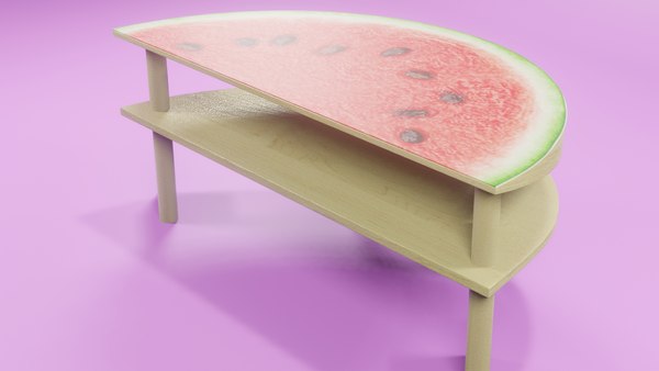 3D The watermelon table desk4 - TurboSquid 2033992