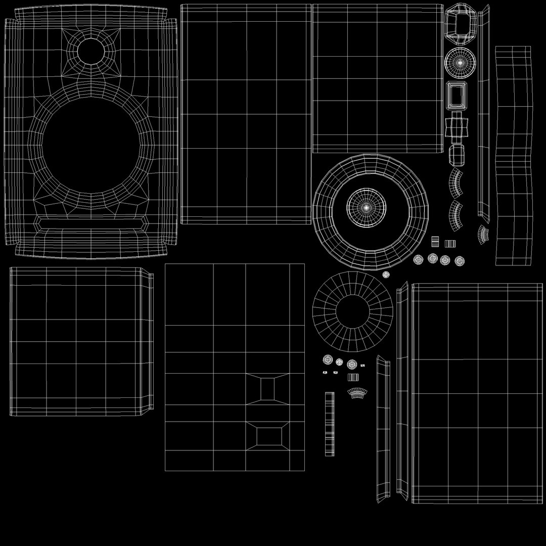 Speaker loudspeaker model - TurboSquid 1656626