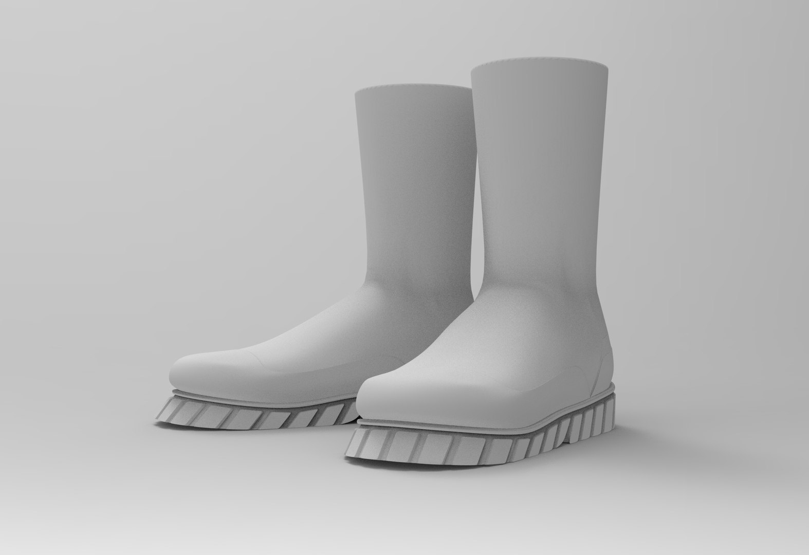 3D Model Aberdeen Platform Boots - TurboSquid 1960822