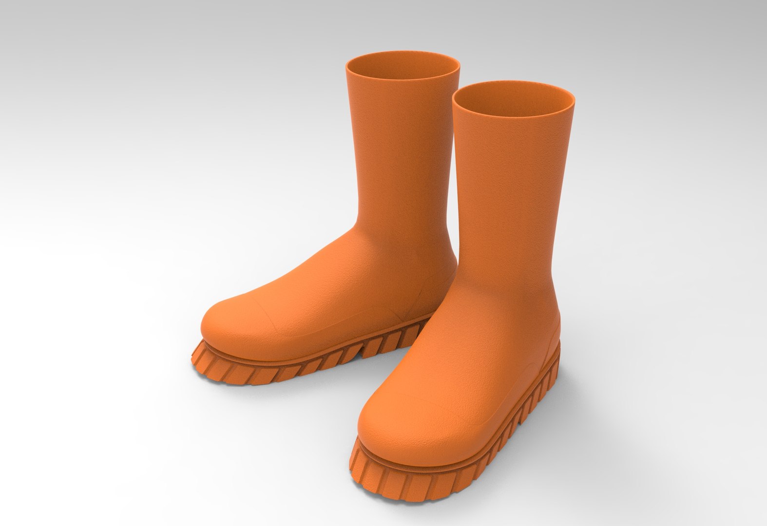 3D Model Aberdeen Platform Boots - TurboSquid 1960822