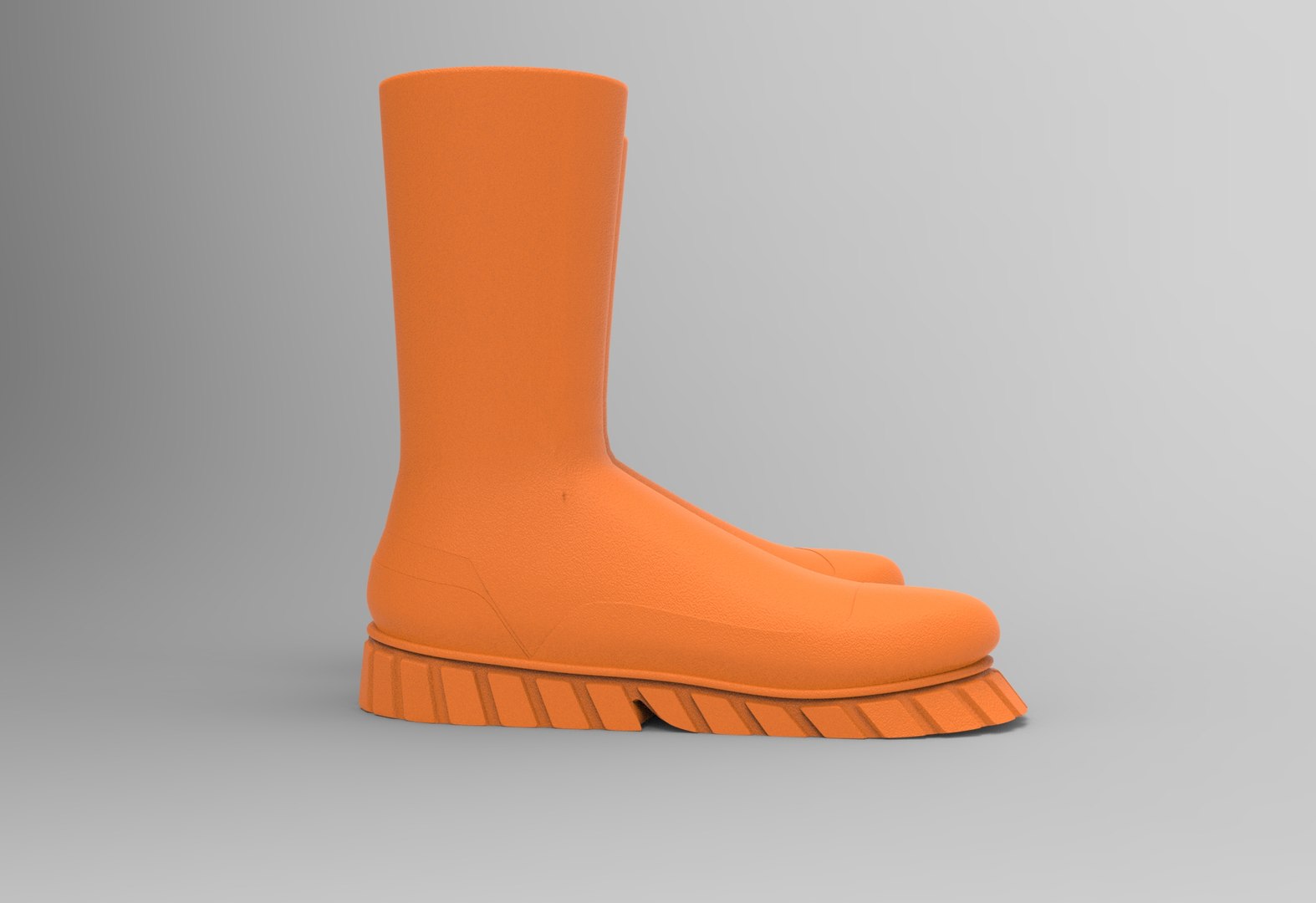 3D Model Aberdeen Platform Boots - TurboSquid 1960822