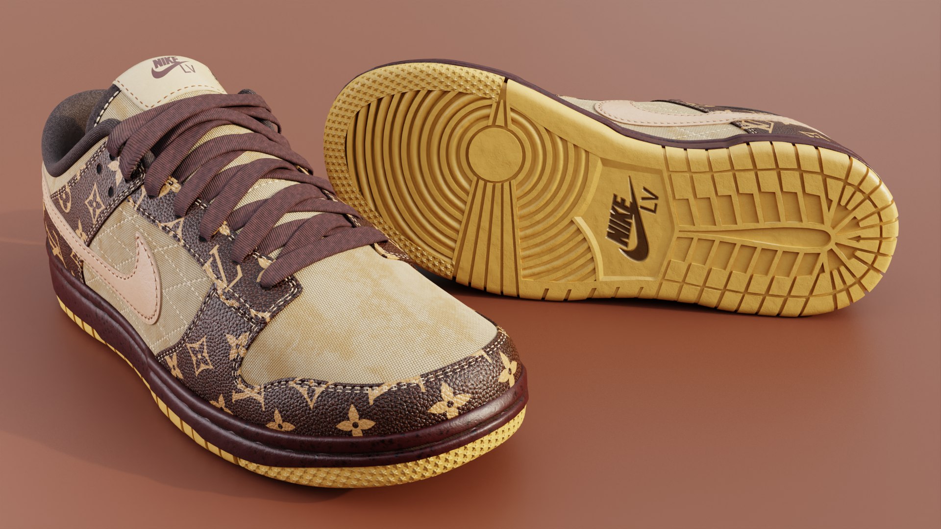 3D Nike Dunk Low Collection 8 Pieces - TurboSquid 2122443