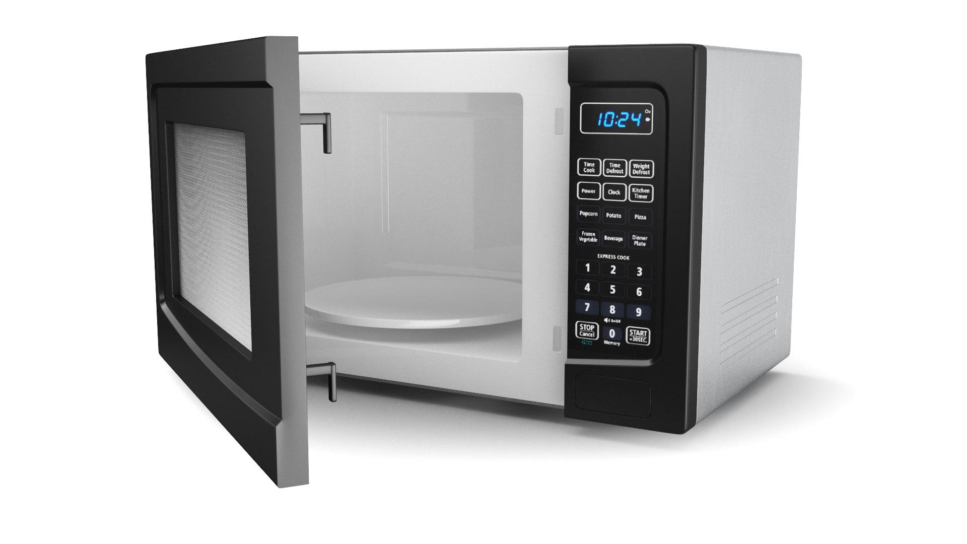 Real Microwave Model - TurboSquid 1437032