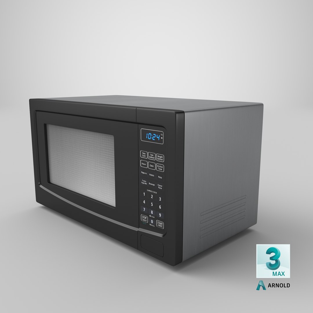 Real Microwave Model - TurboSquid 1437032