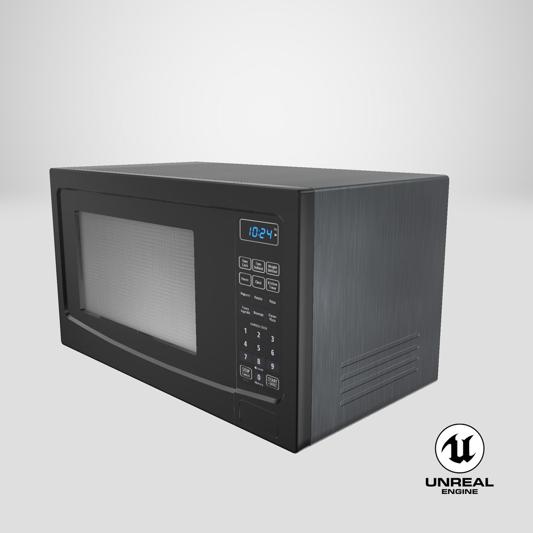 Real Microwave Model - TurboSquid 1437032