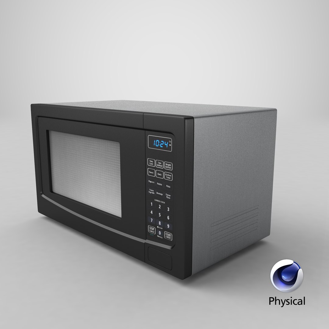 Real Microwave Model - TurboSquid 1437032