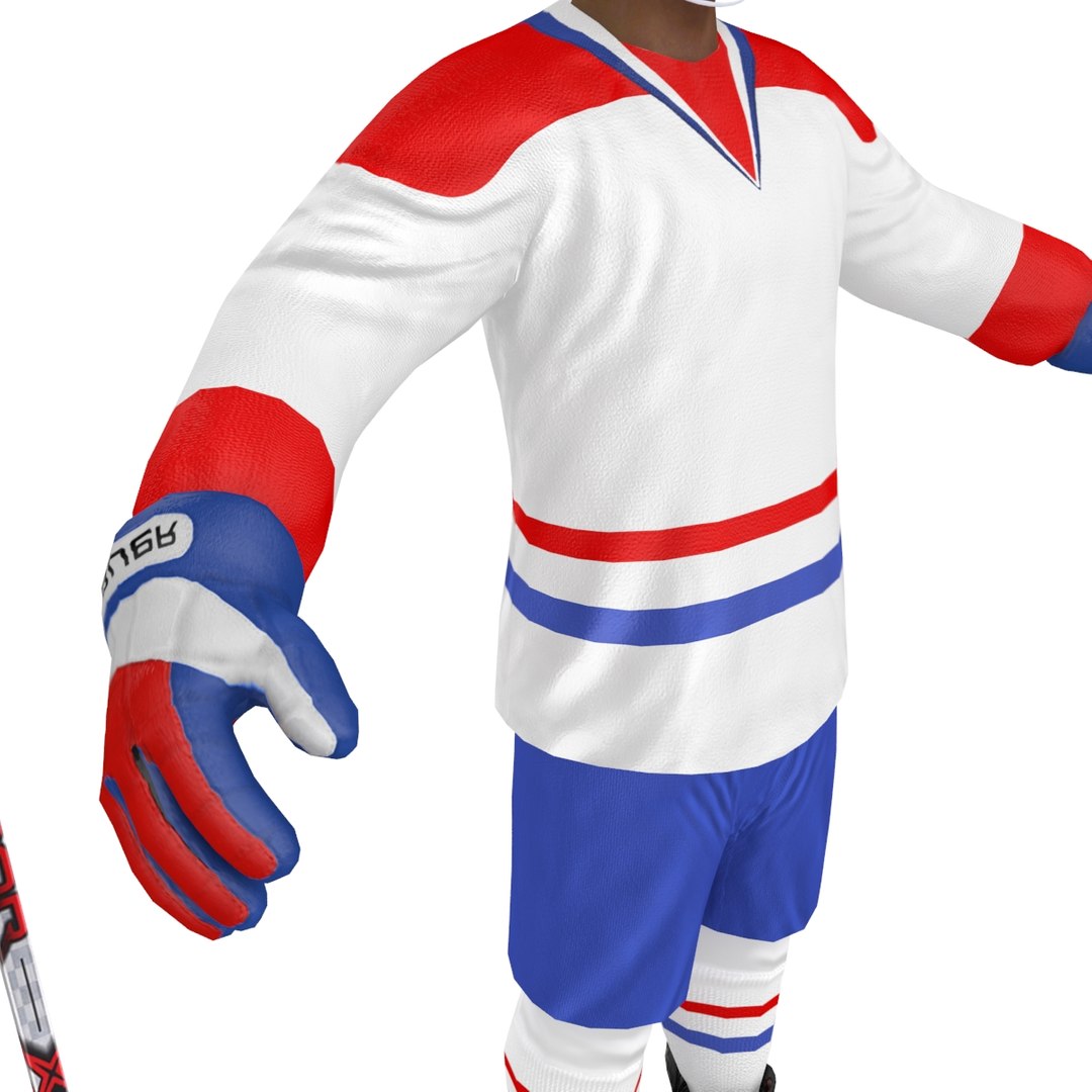3D Model Hockey Player - TurboSquid 1278659