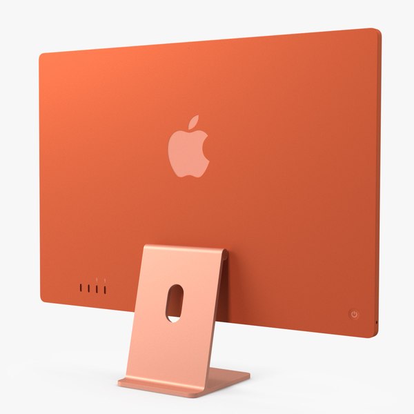 Apple iMac 2021 Orange Modelo 3D - TurboSquid 1755656